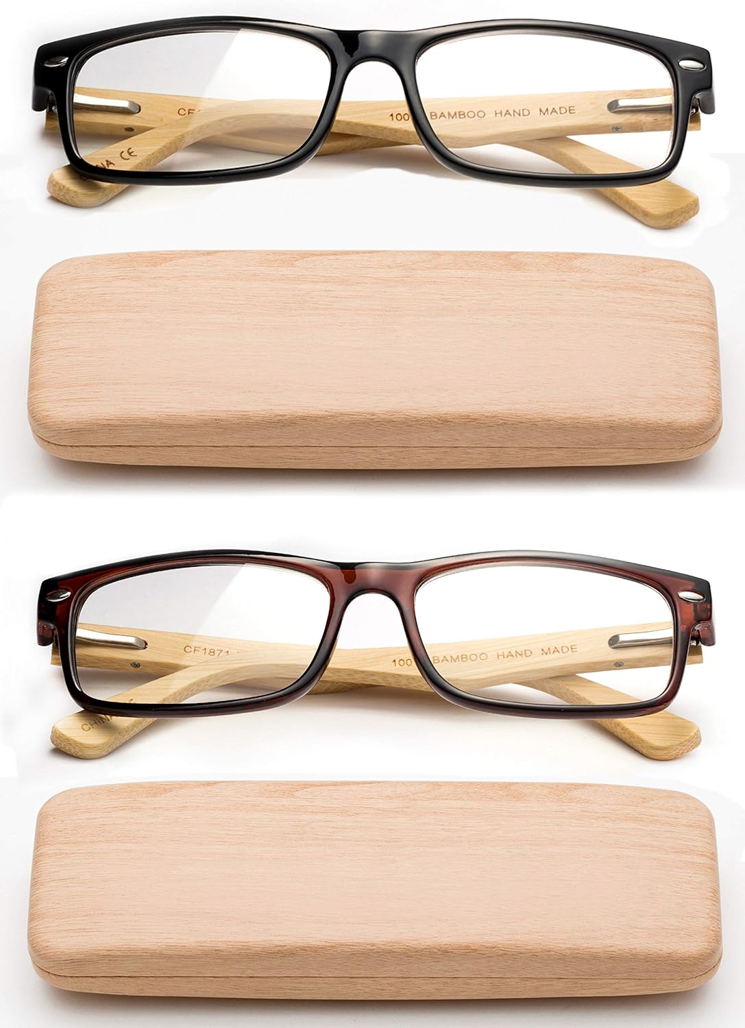 Real Spring Hinge Genuine Rectangular Reader w/Case - Walmart.com