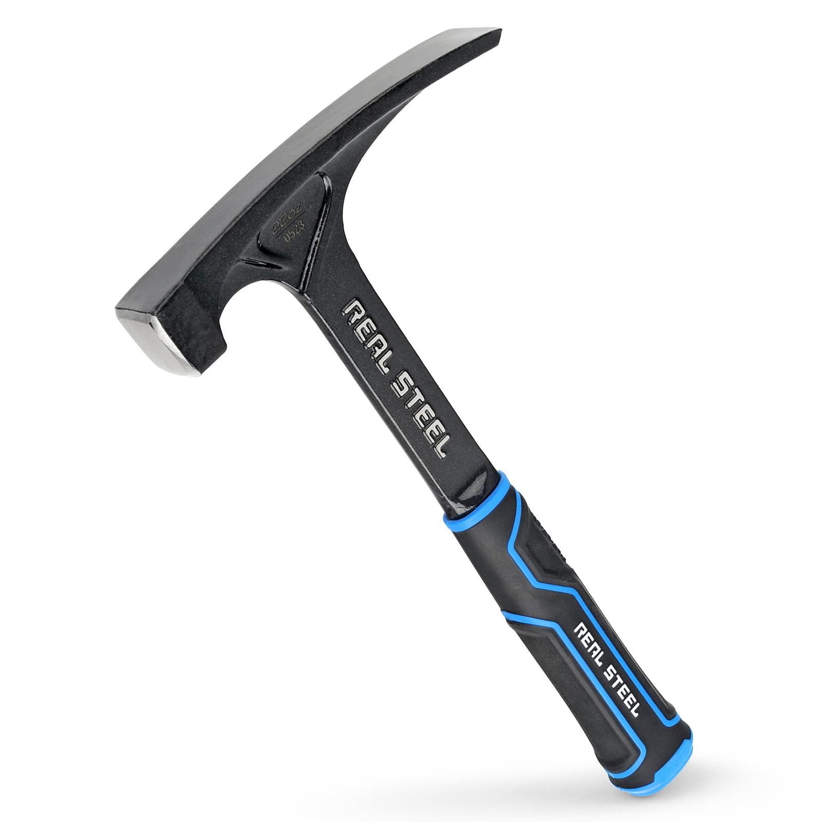Real Steel Ultra Rock Pick Hammer 20 oz One Piece Steel Chipping Brick ...