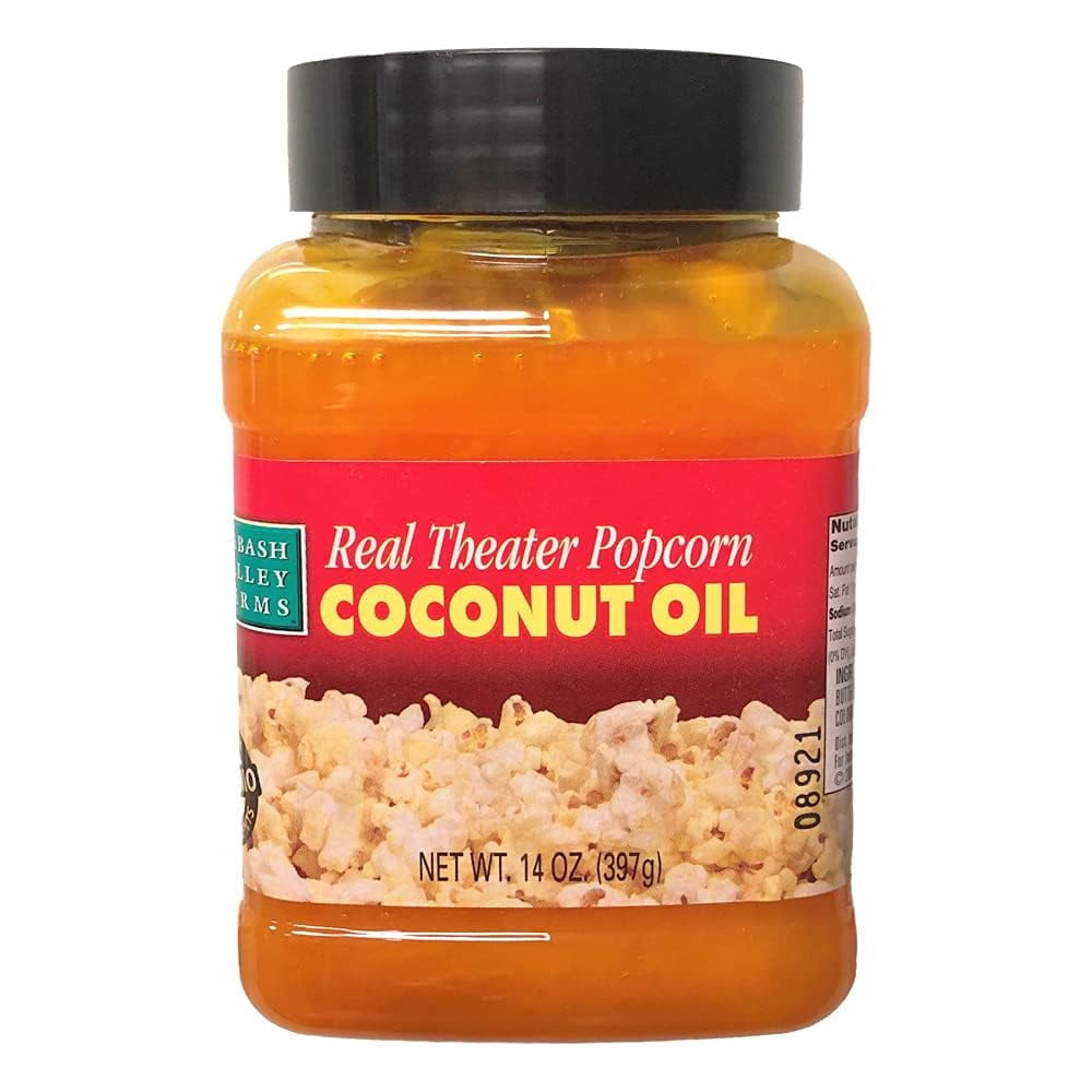 Real Theater Coconut Popping Oil - Wabash Valley Farms Popcorn Coconut ...
