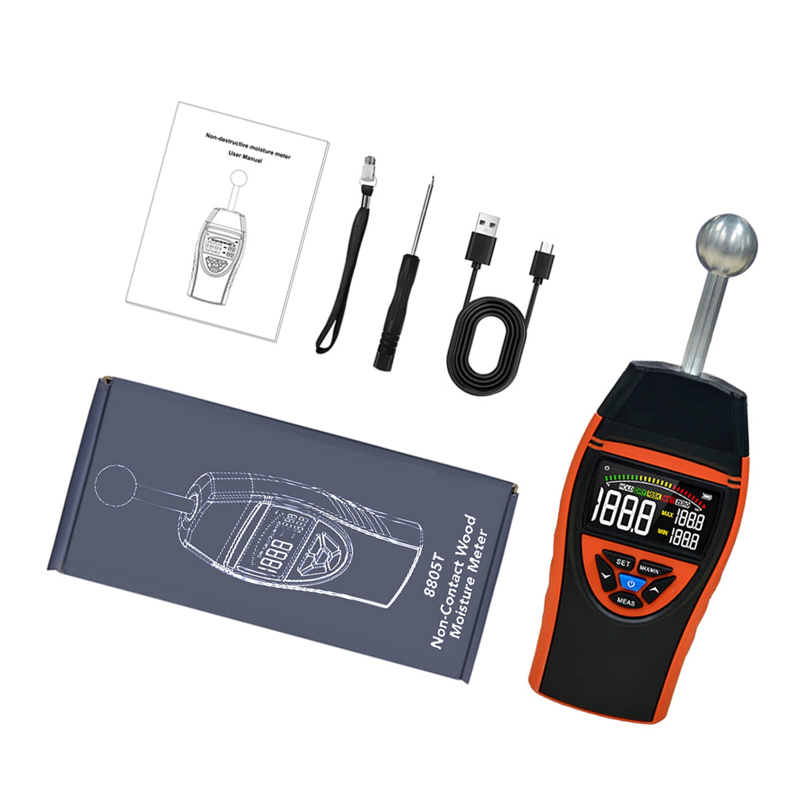 Real Time Digital Moisture Meter Featuring Easy Operate for Accurate ...