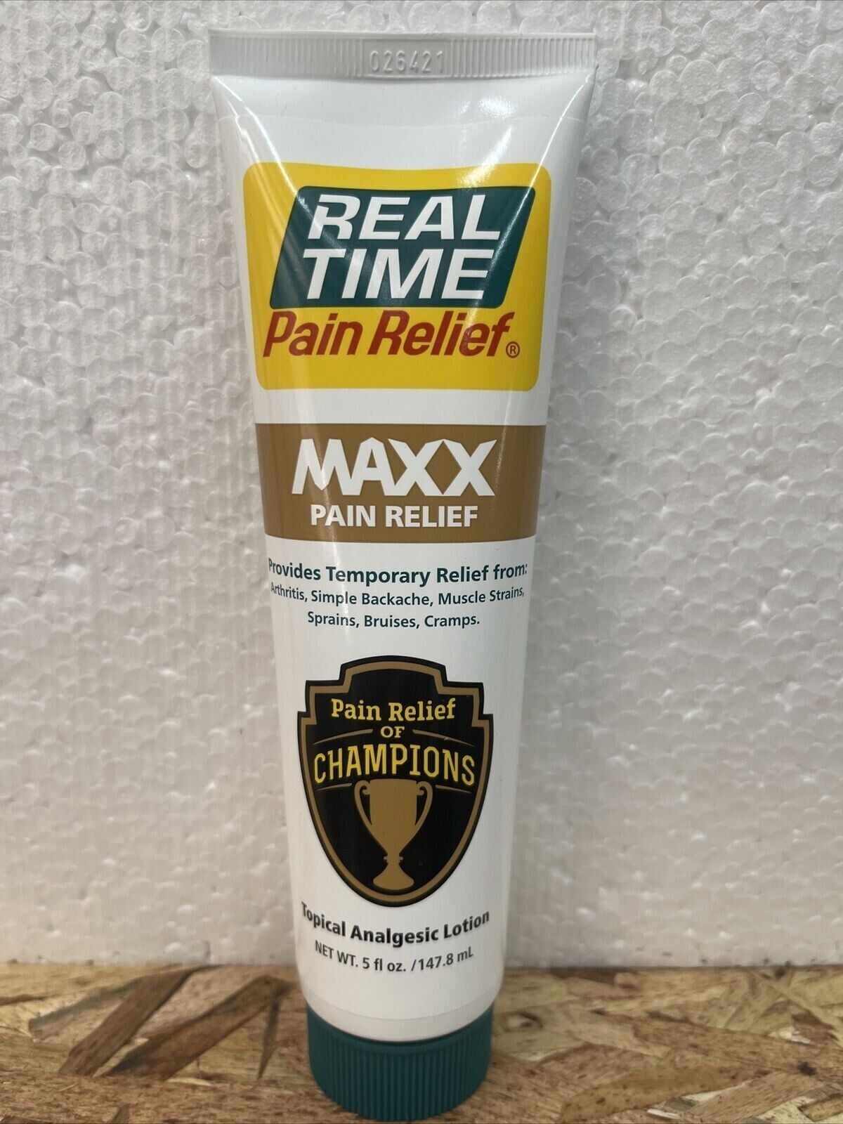 Real Time Pain Relief, MAXX Pain Relief Cream, 5oz Tube, Fast Absorbing ...