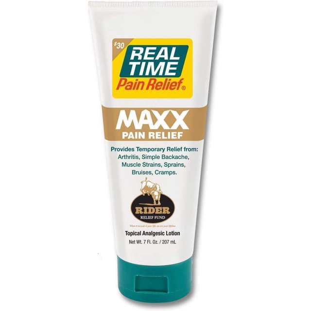 Real Time Extra Strength Arthritis Pain Reliever Cream, Topical Muscle ...