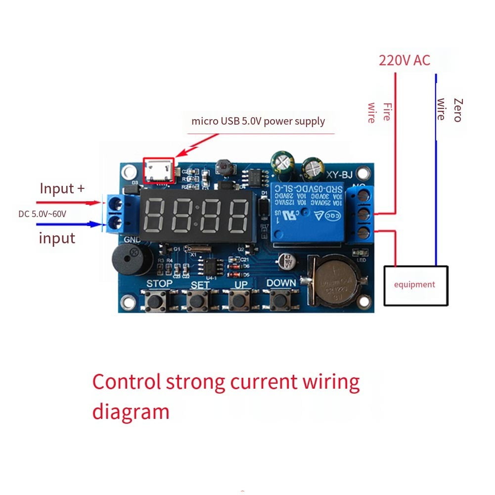 Real-Time Relay Timing and Clock Synchronization Time 24H Timing 5 Time ...