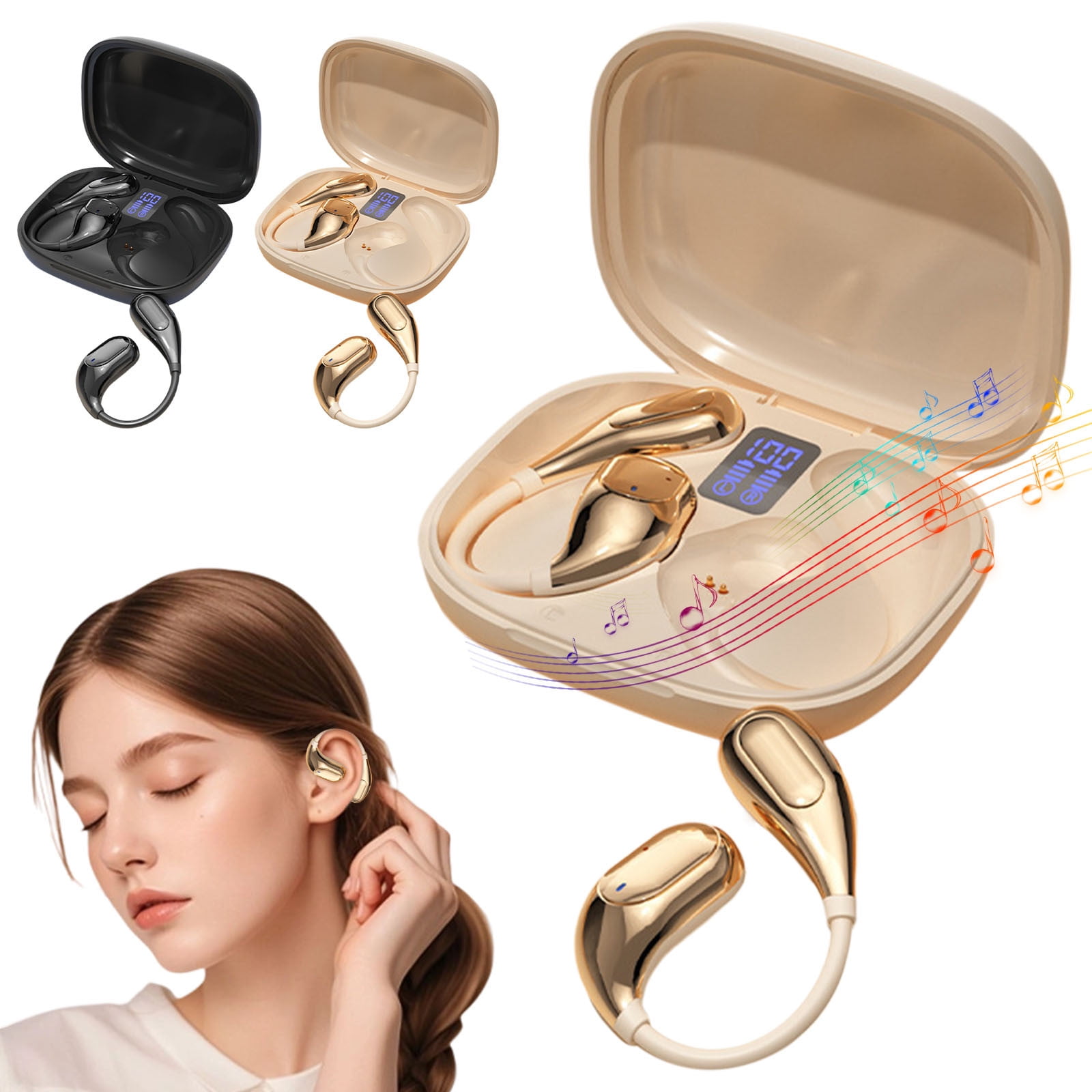 Real-Time Translation Earbuds,Dual Language Support,Noise-Canceling ...