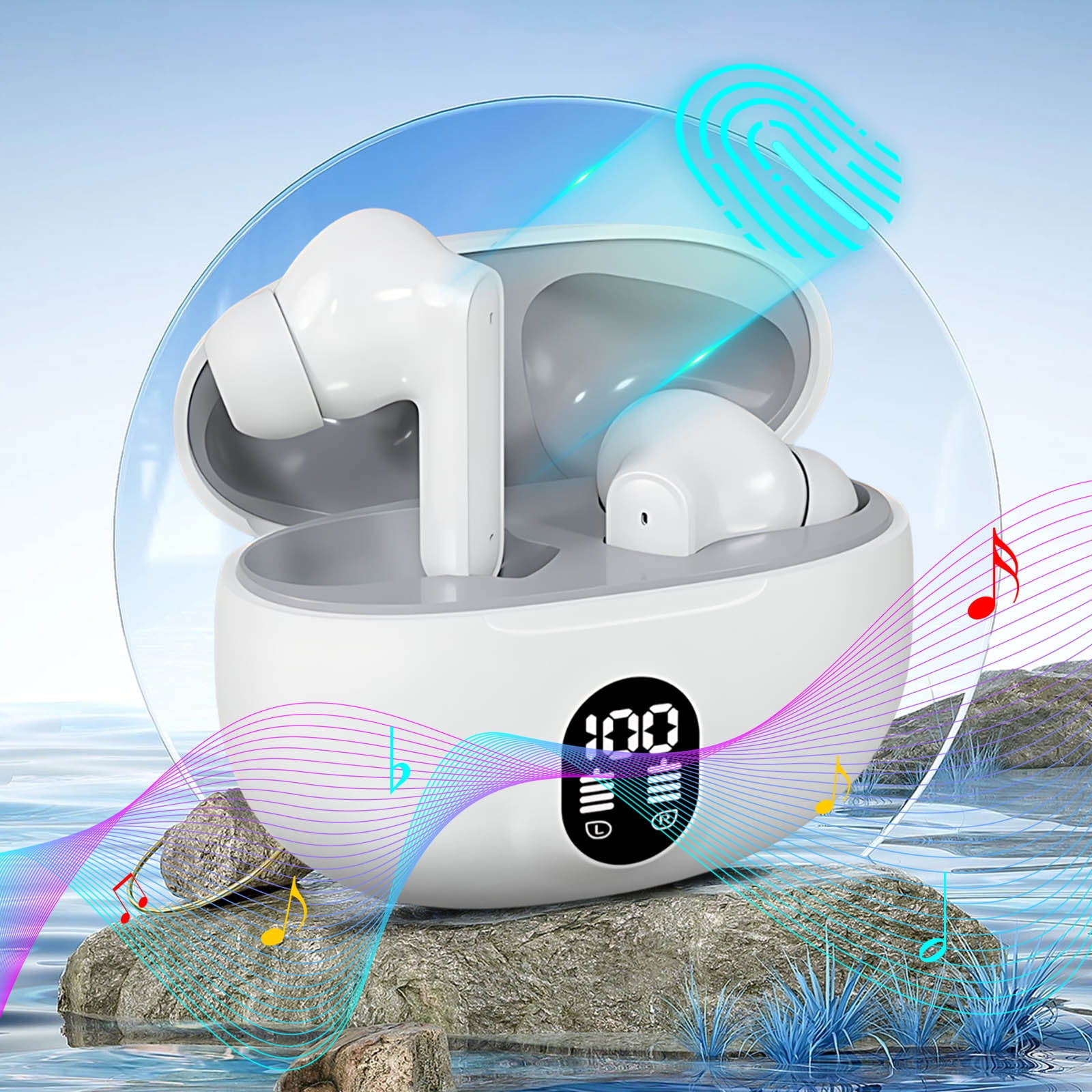 Real Time Translation Earbuds, Wireless Earbuds Bluetooth Earphones ...