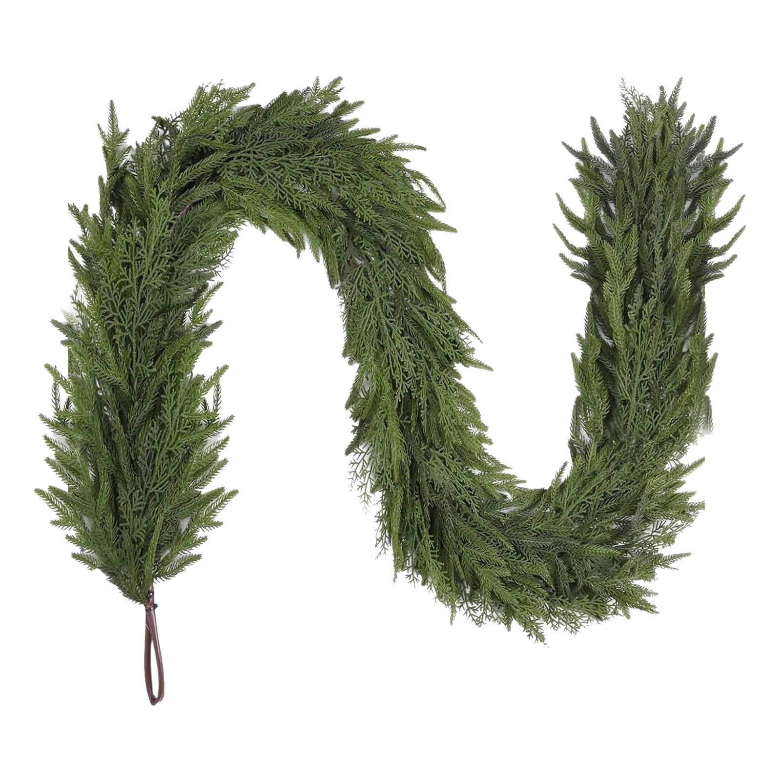 Real Touch Cedar Garland - Artificial Christmas Garlands Faux Green ...