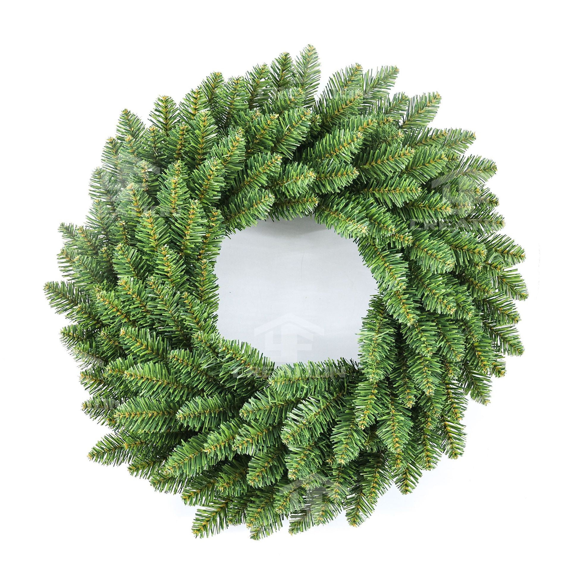 Real Touch Christmas Wreath, Natural Droopy,Soft Bendable Faux Cedar Wreath, Christmas Wreaths ...