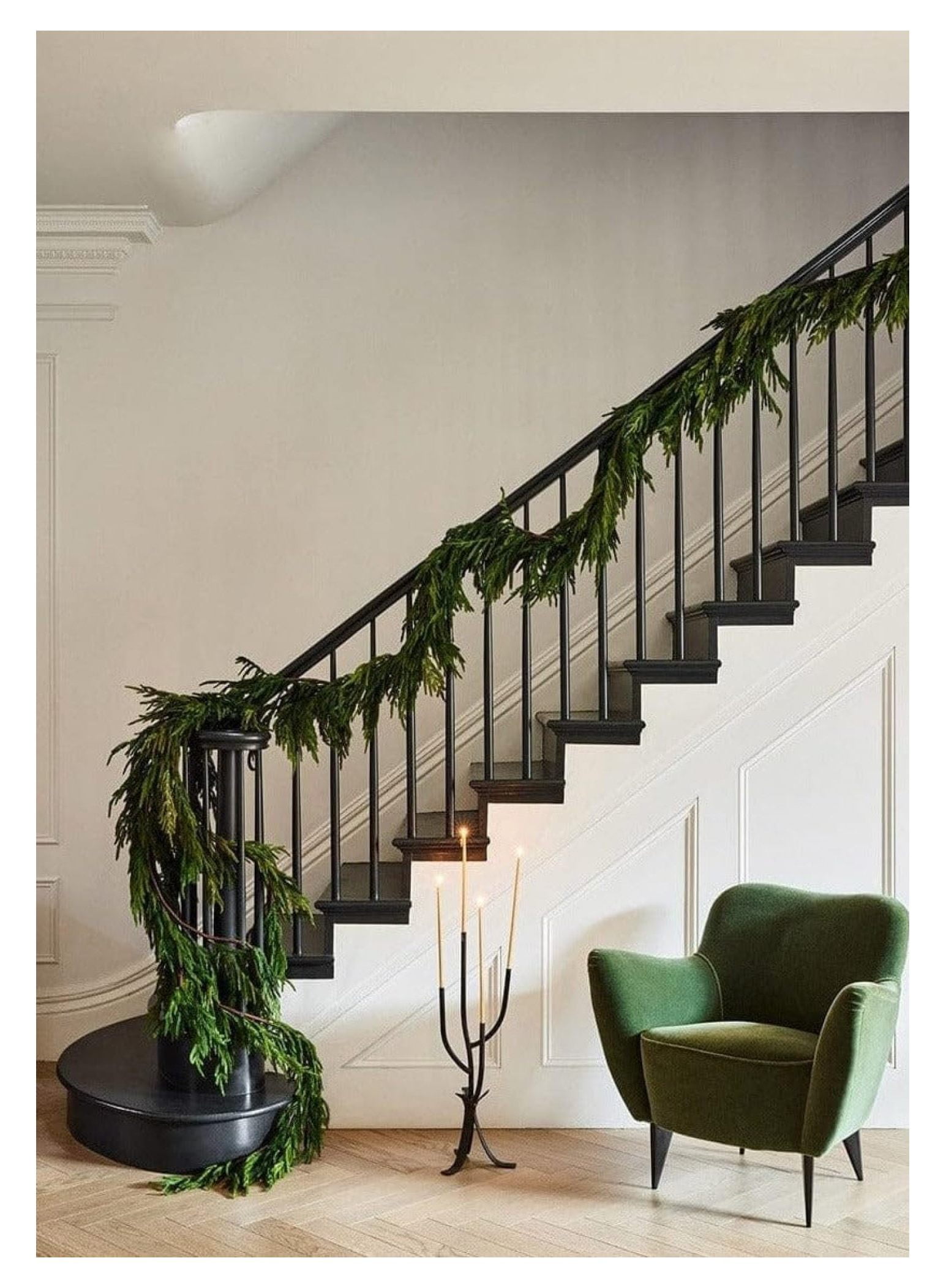 Real Touch Norfolk Pine Staircase/ Entry - 180" Long - Walmart.com