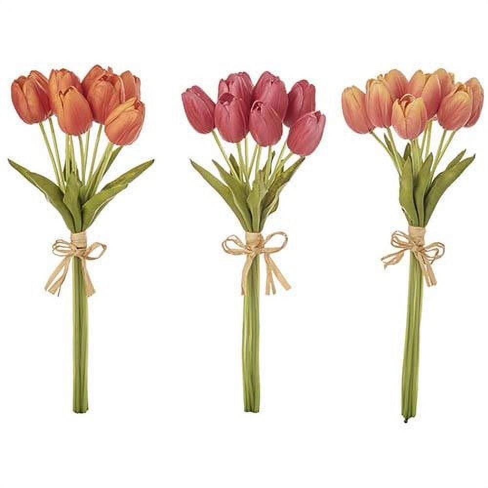 Real Touch Tulip Bundle - Light Orange 15" - RAZ Imports - Walmart.com