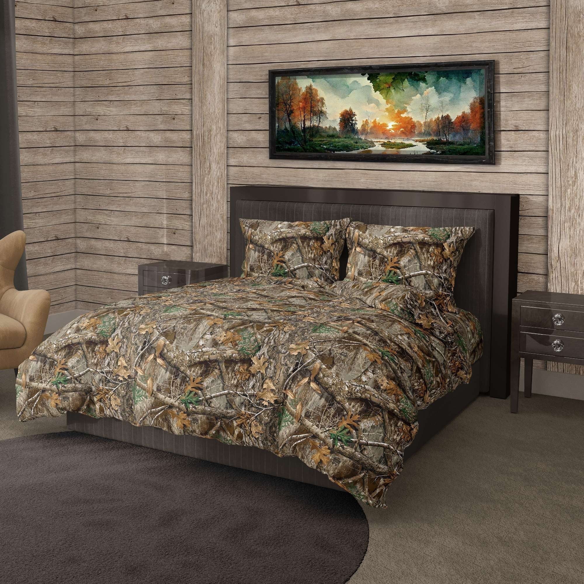Realtree Edge 5-Piece King Comforter and Sheet Set, Bed in a Bag ...