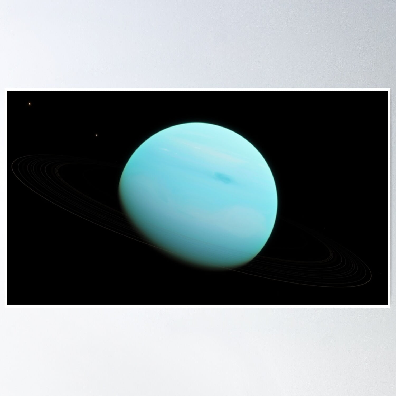 Real Uranus Image - Nasa - High Resolution Poster Wall Art, Modern Wall ...
