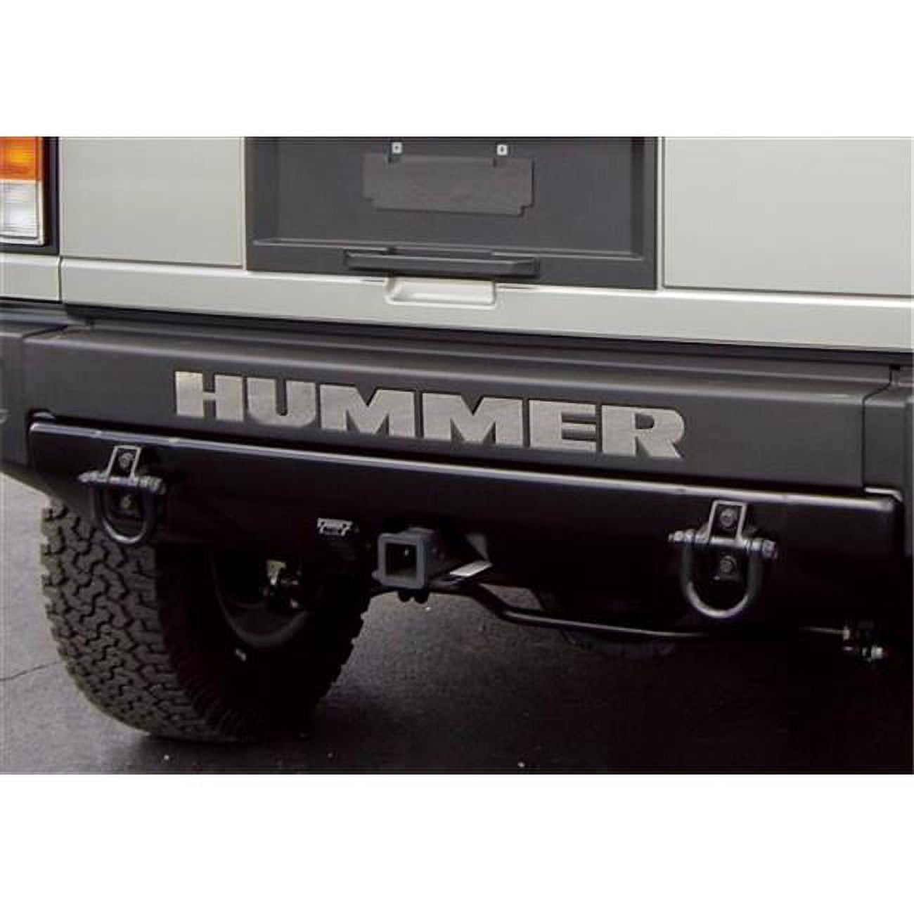 Real Wheels RW1101H2 Bumper Emblem - H2 Logo Surround Rear, 2003-2009 ...