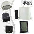 Real-time Rainfall Detection Rain Gauge Digital Temperature&Humidity ...