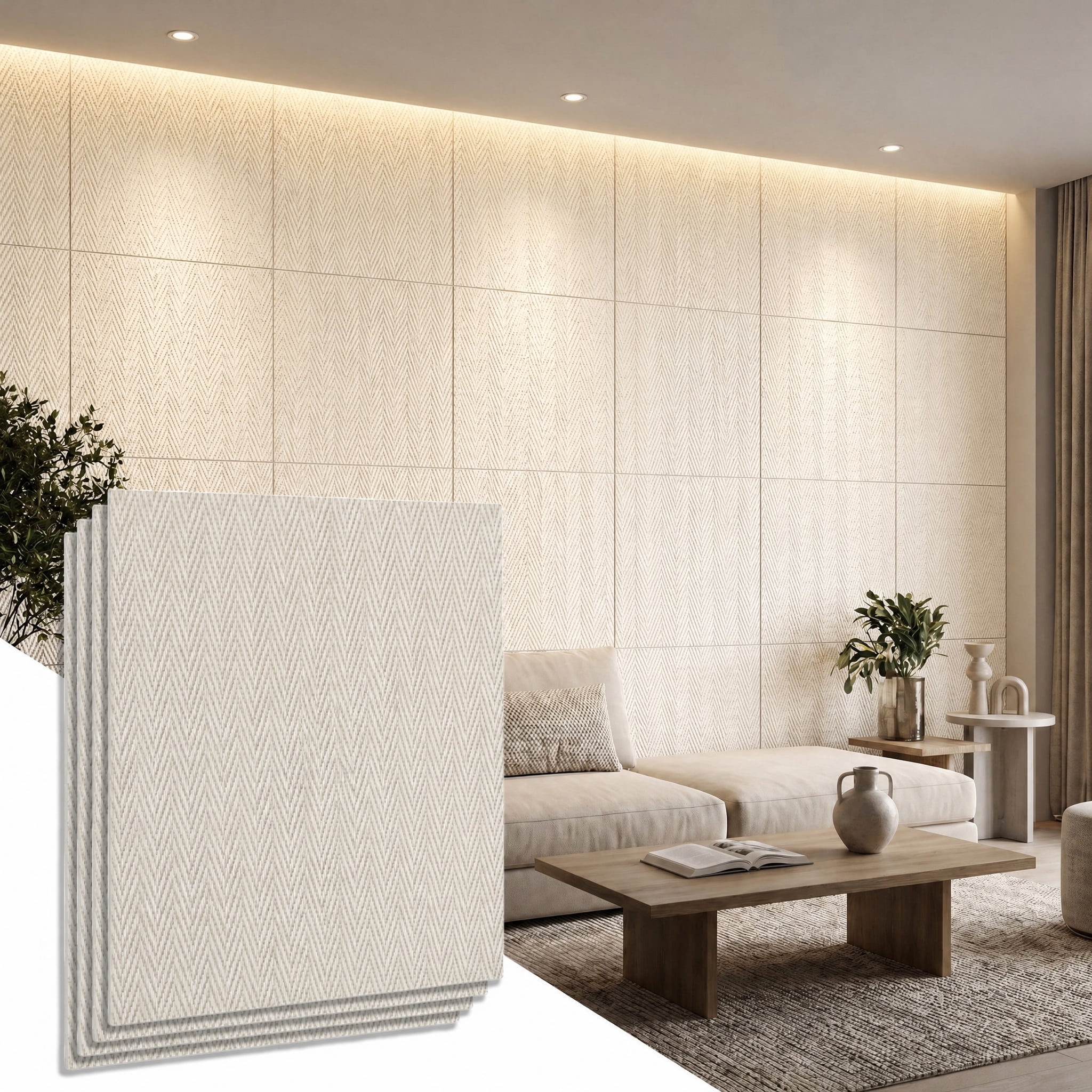 Real3D 8Pcs 24"x24" Faux Stone Wall Panels 3D Textured, Flexible Real ...