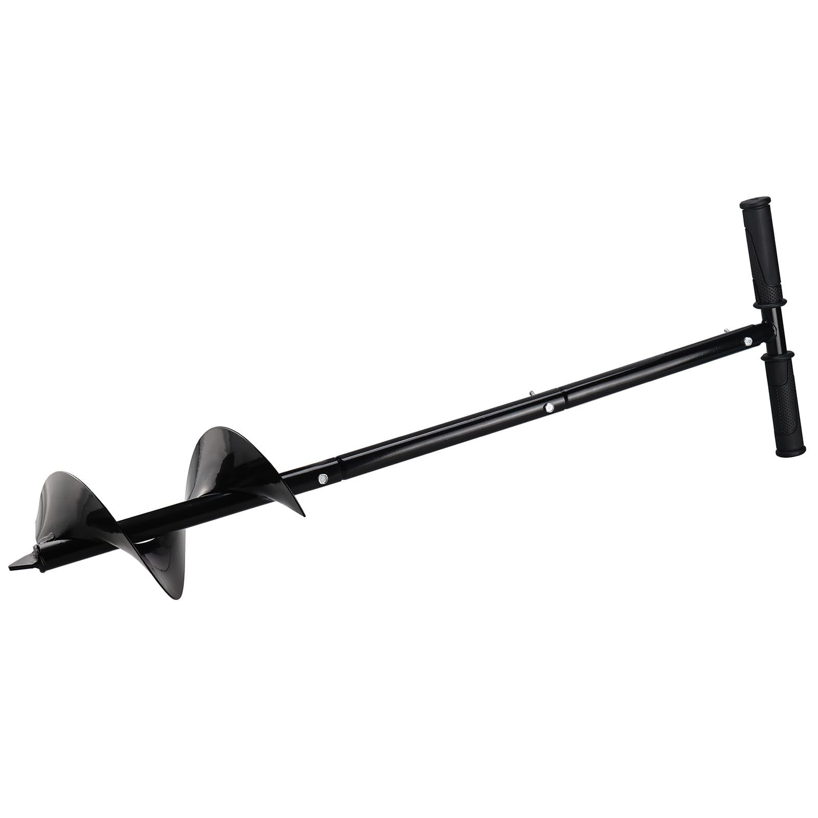 RealPlus Hand Auger Post Hole Digger 6" x 33" Garden Hole Digger Tool ...