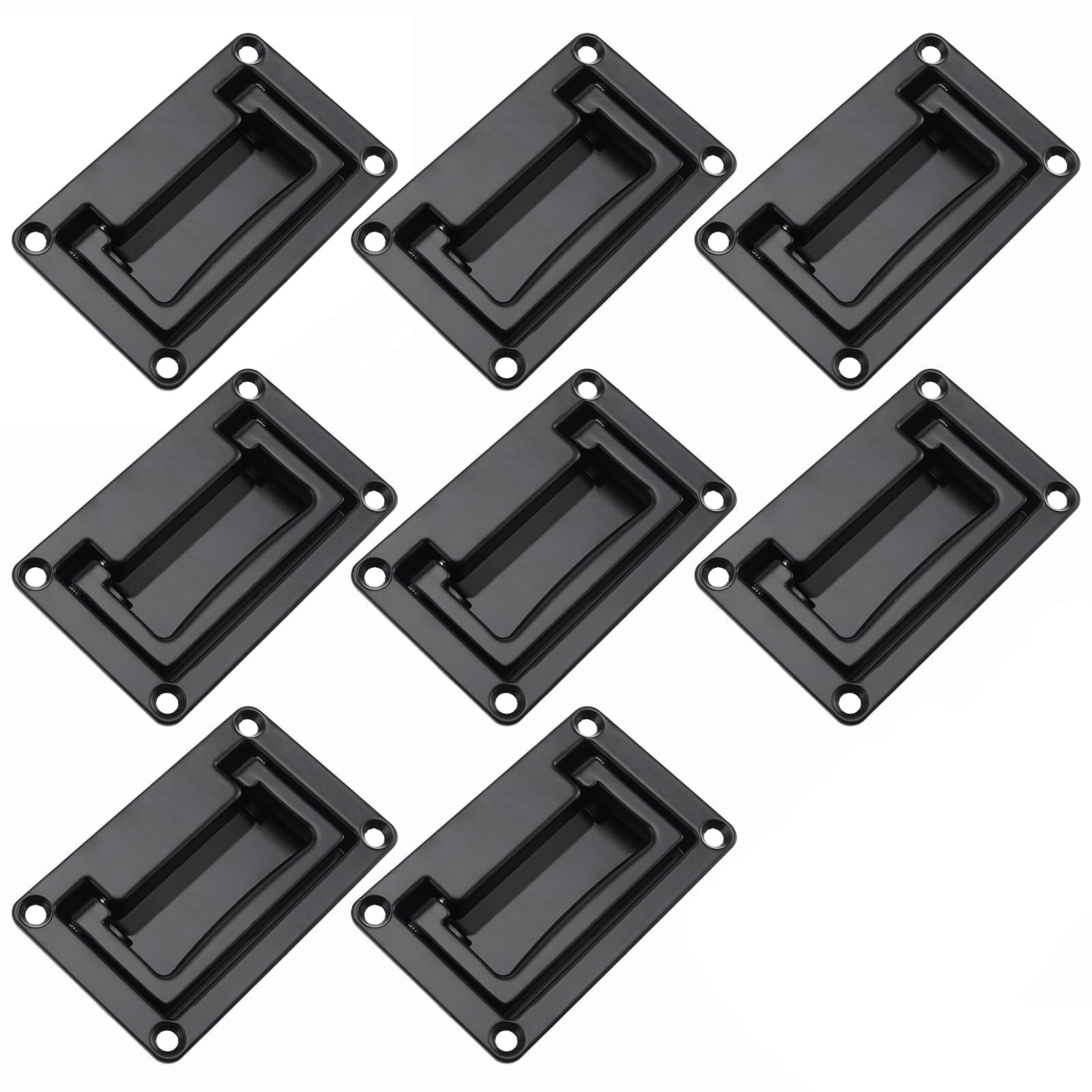 RealPlus Recessed Pull Handles Heavy Duty Zinc Alloy Barn Door Flush ...