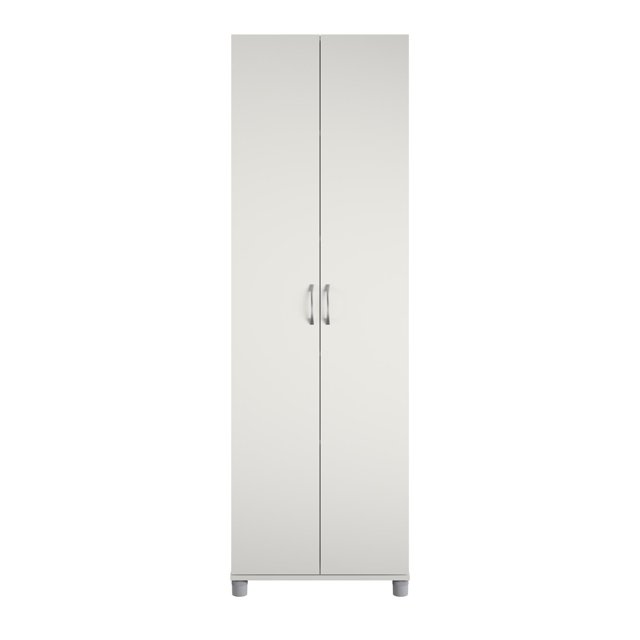 "RealRooms White Basin 24"" 2 Door Utility Storage Cabinet" - Walmart.com