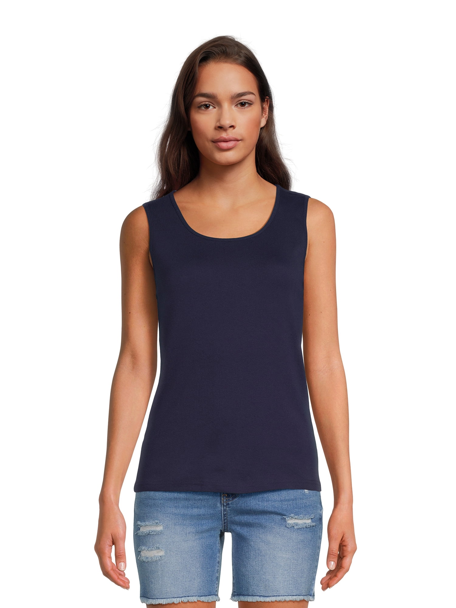 RealSize Women's Rib Muscle Tank Top, Sizes XS-3XL - Walmart.com