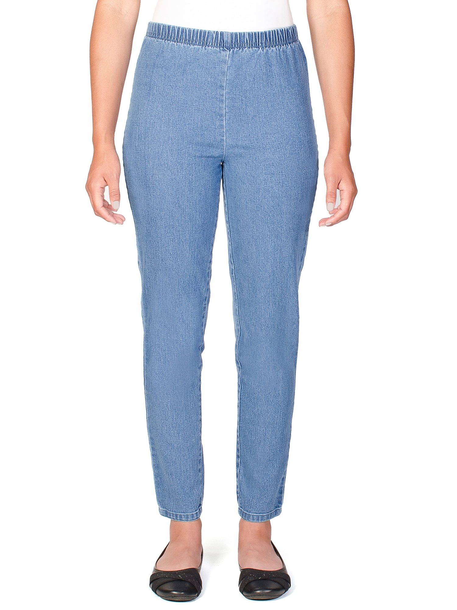 RealSize Stretch Jeggings High-Rise Slim Fit Denim - Walmart.com