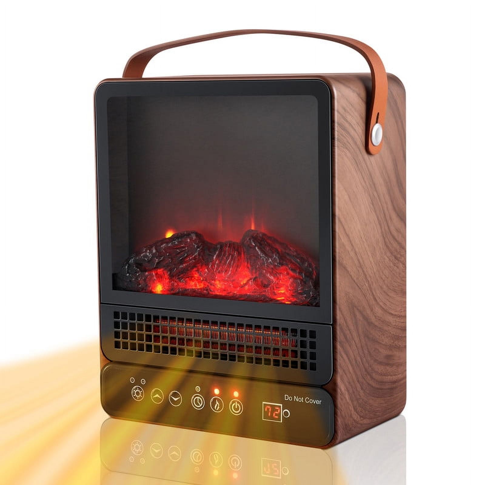 RealSmart Electric Fireplace Heater for Indoor Use 1500W - Walmart.com