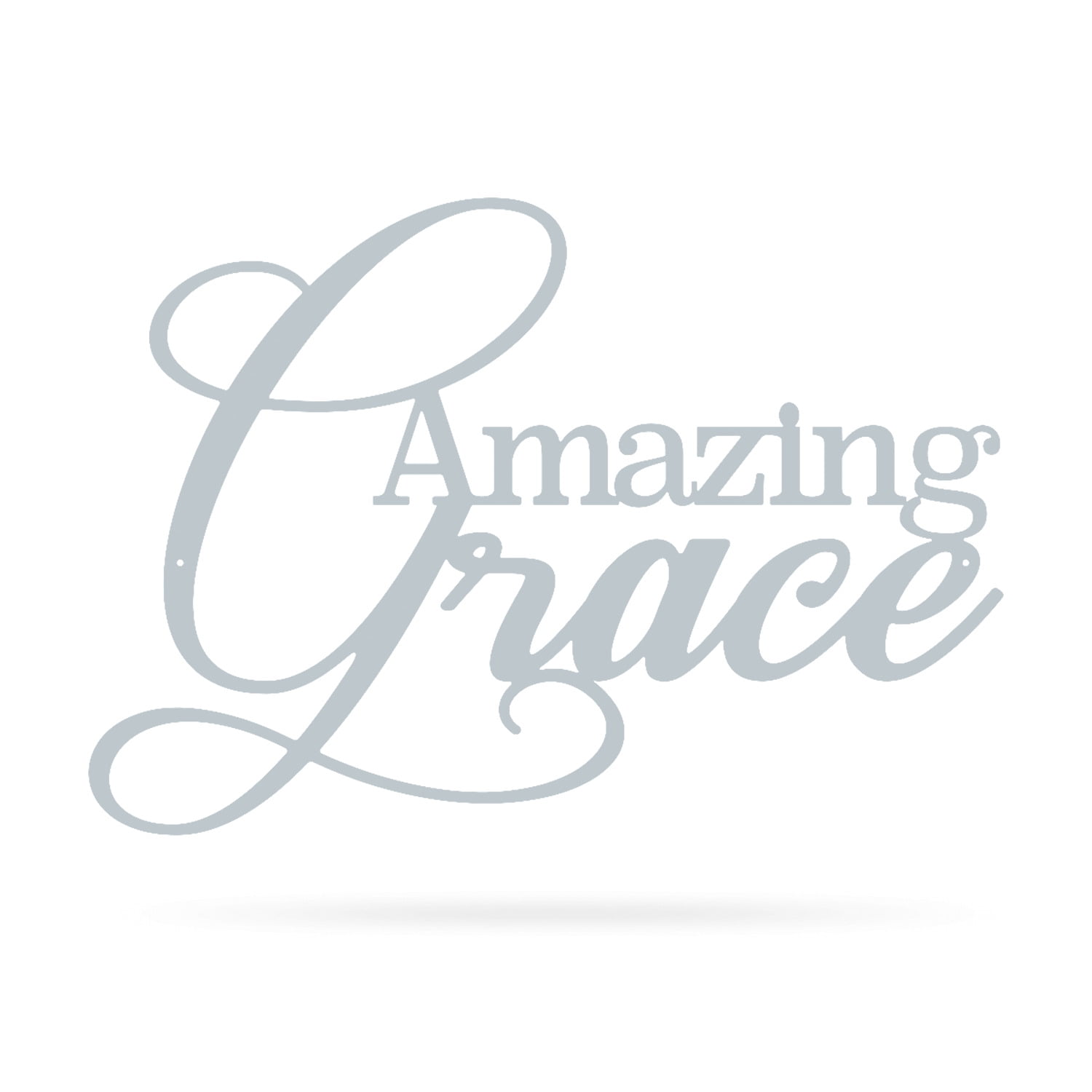 RealSteel: Amazing Grace Wall Art – Inspirational Metal Décor for Home ...