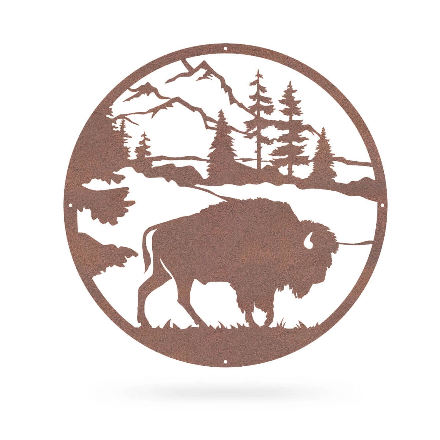 RealSteel American Bison Wall Décor - Sacred Symbol of the Wilderness ...