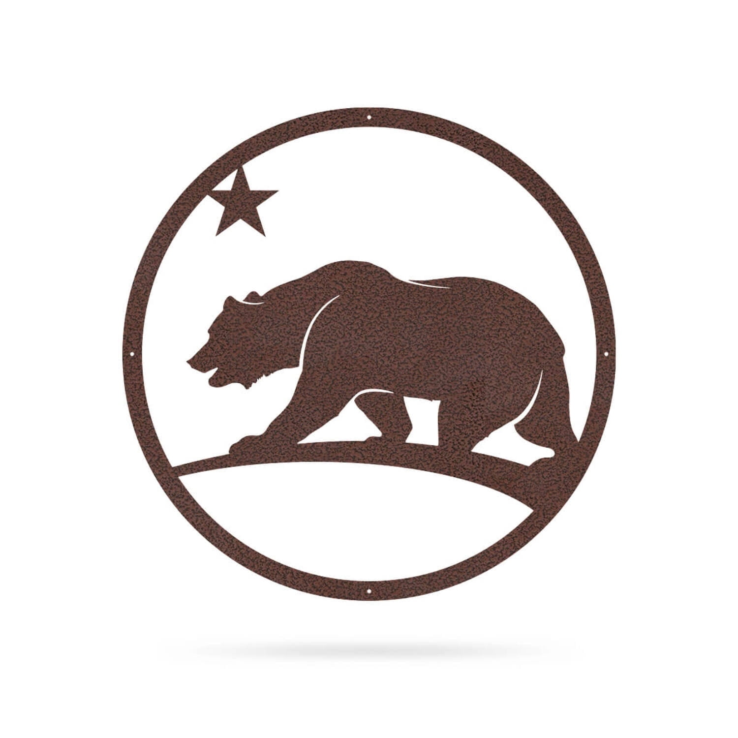 RealSteel: California Sun Wall Art – Golden State Bear, Durable Indoor ...