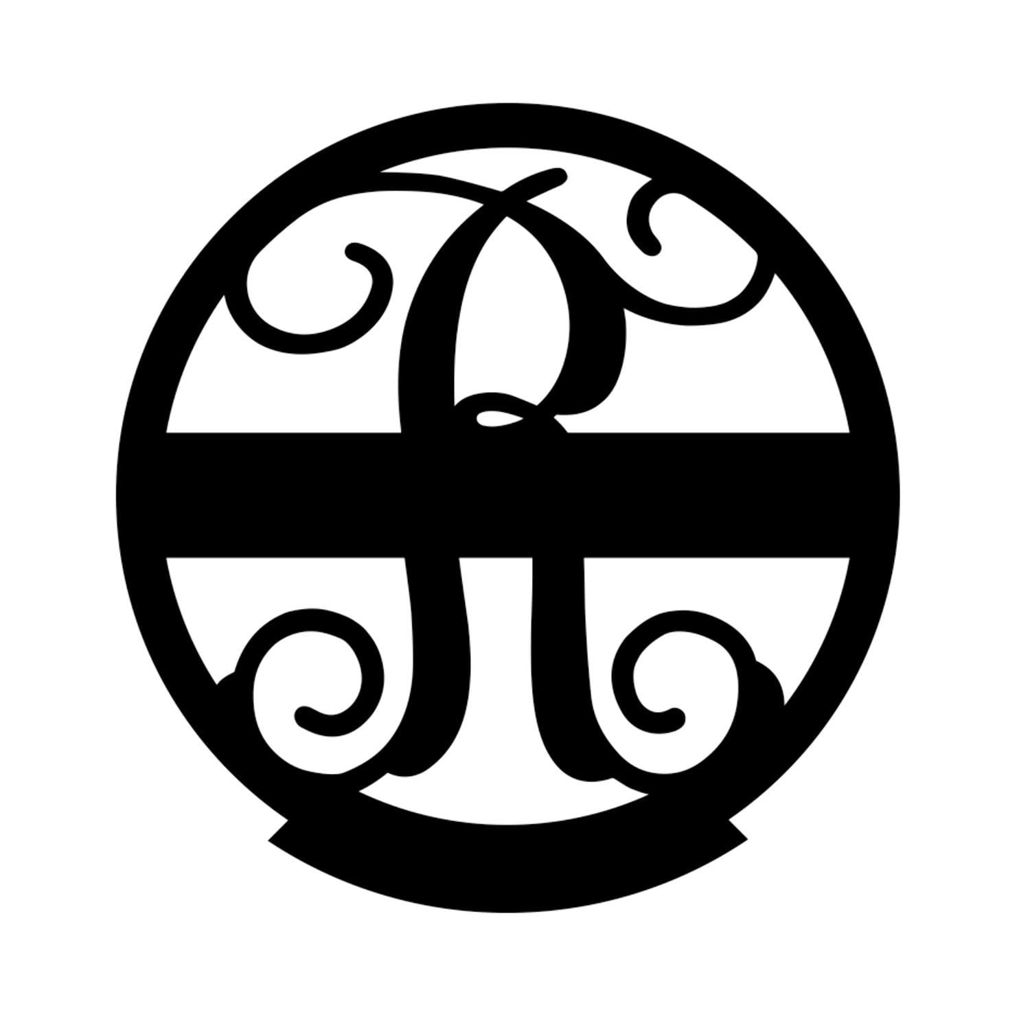 RealSteel Family Name Monogram – Personalized Metal Wall Art Sign for ...