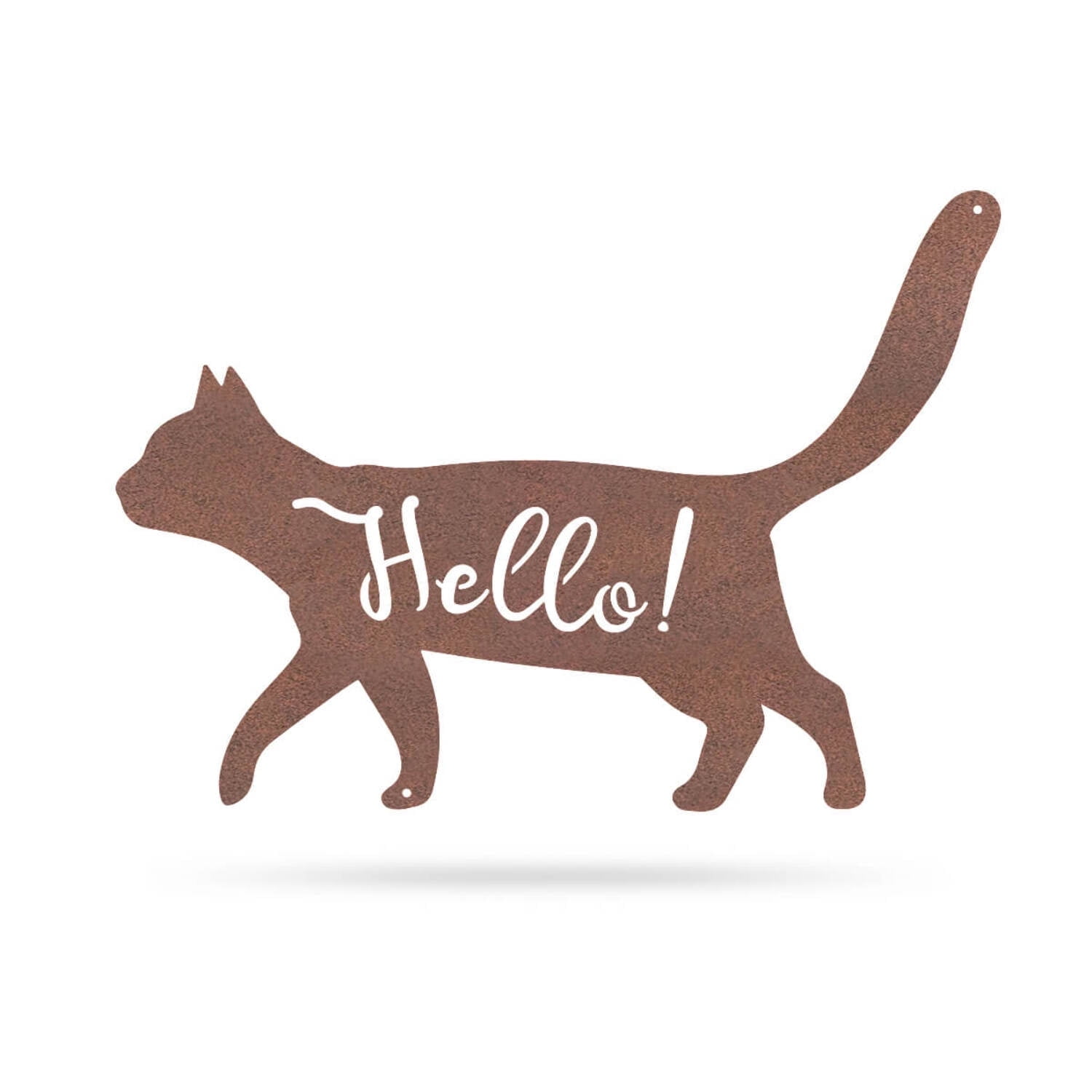 RealSteel Friendly Cat Wall Art, Perfect Gift for Cat Lovers (17"X24 ...