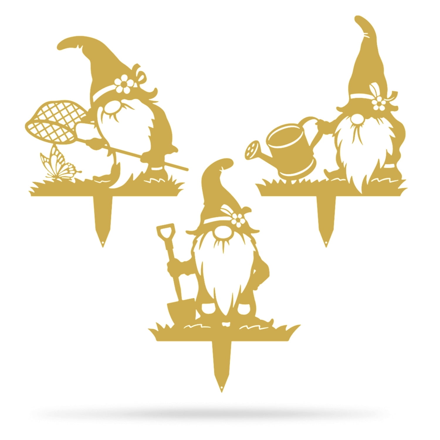 RealSteel Garden Art Gnomes Gardening Pack – Whimsical Yard Décor ...