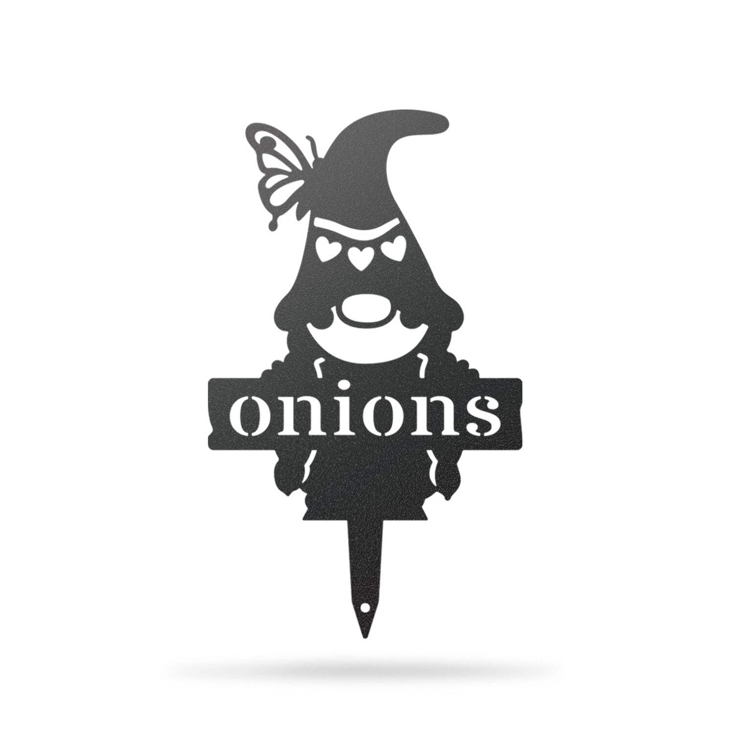 RealSteel Garden Gnomes Metal Plant Labels, Vegetable, Herb Markers ...