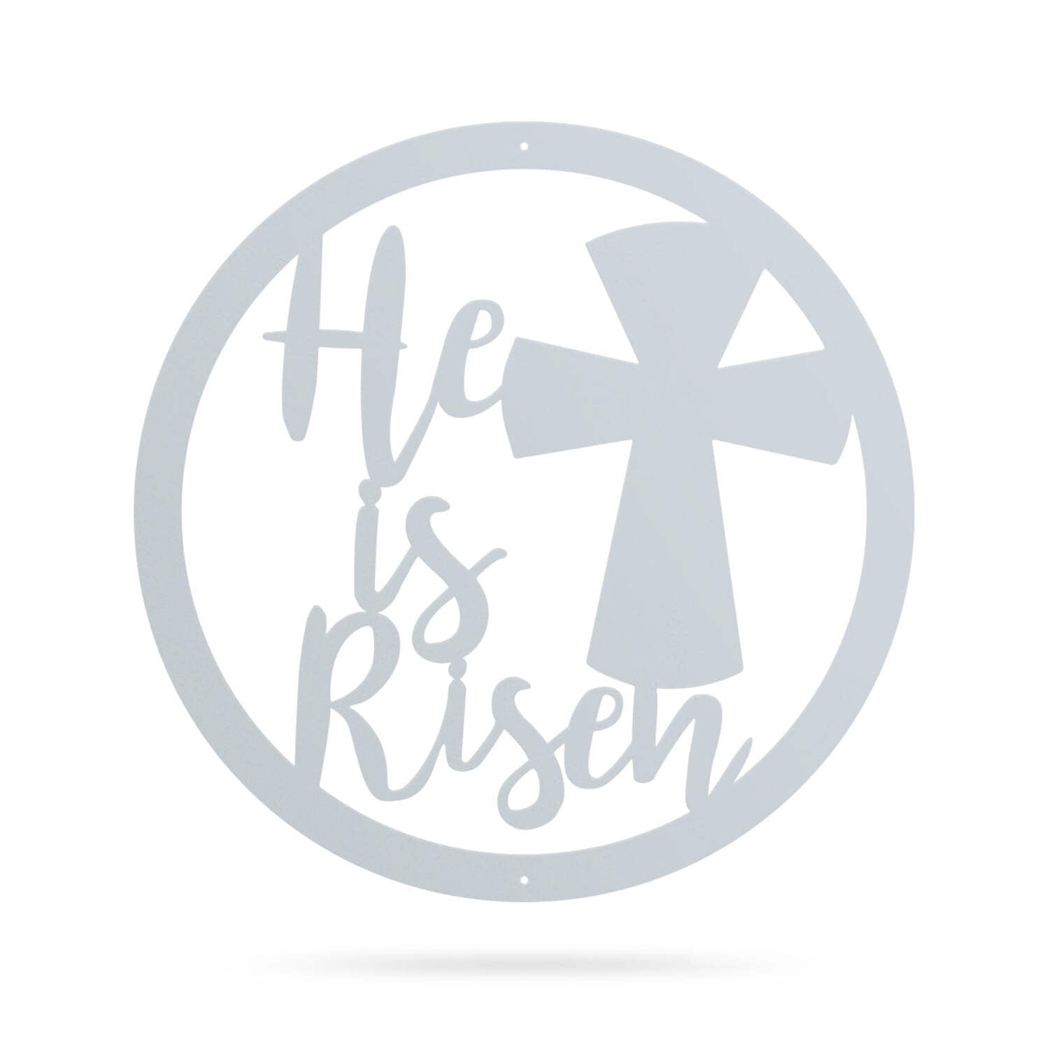 RealSteel He Is Risen Wall Art – Inspirational Christian Décor ...