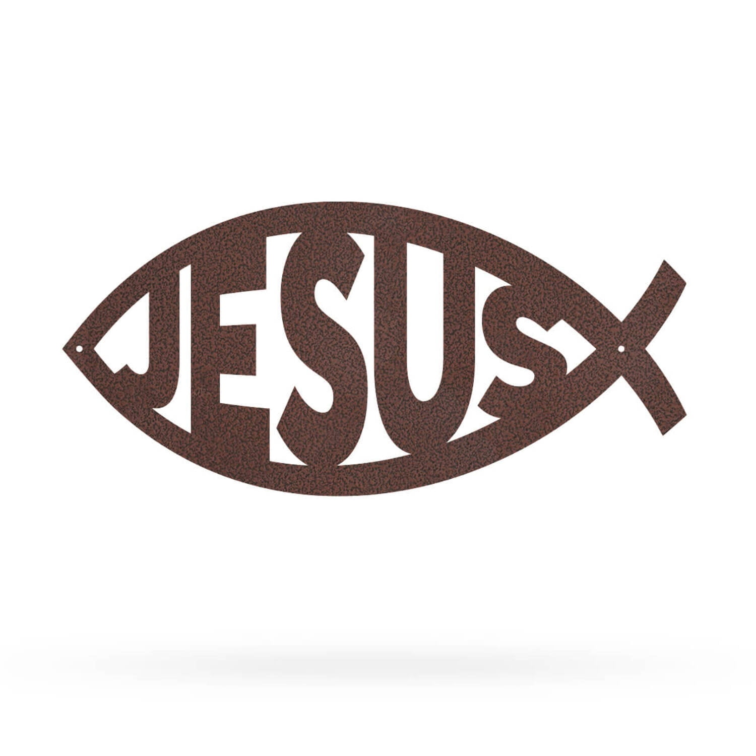 RealSteel: Jesus Christ "Ichthys" Symbol Wall Art – Faith-Inspired Home ...