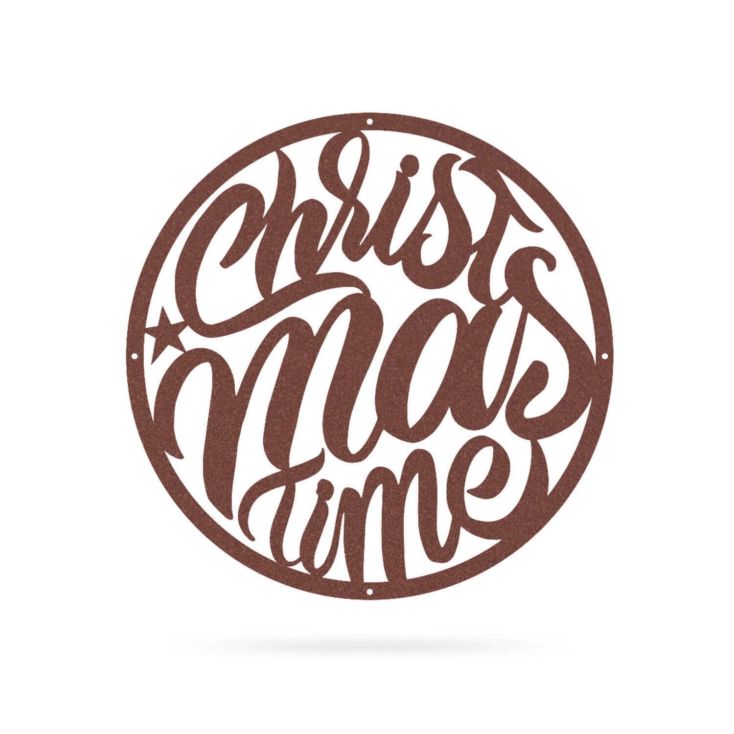 RealSteel: Merry Christmas Holiday Steel Sign - Festive Metal Wall ...