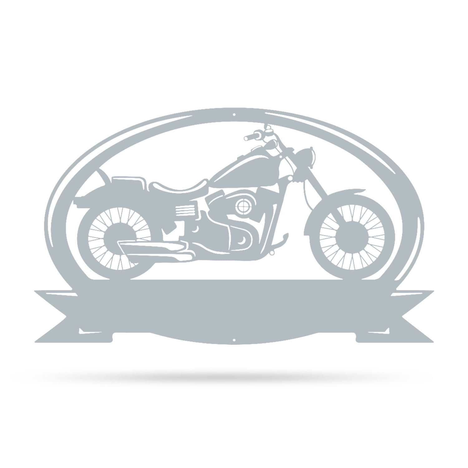 RealSteel Motorcycle Monogram – Custom Metal Wall Art (TS-24x14 ...
