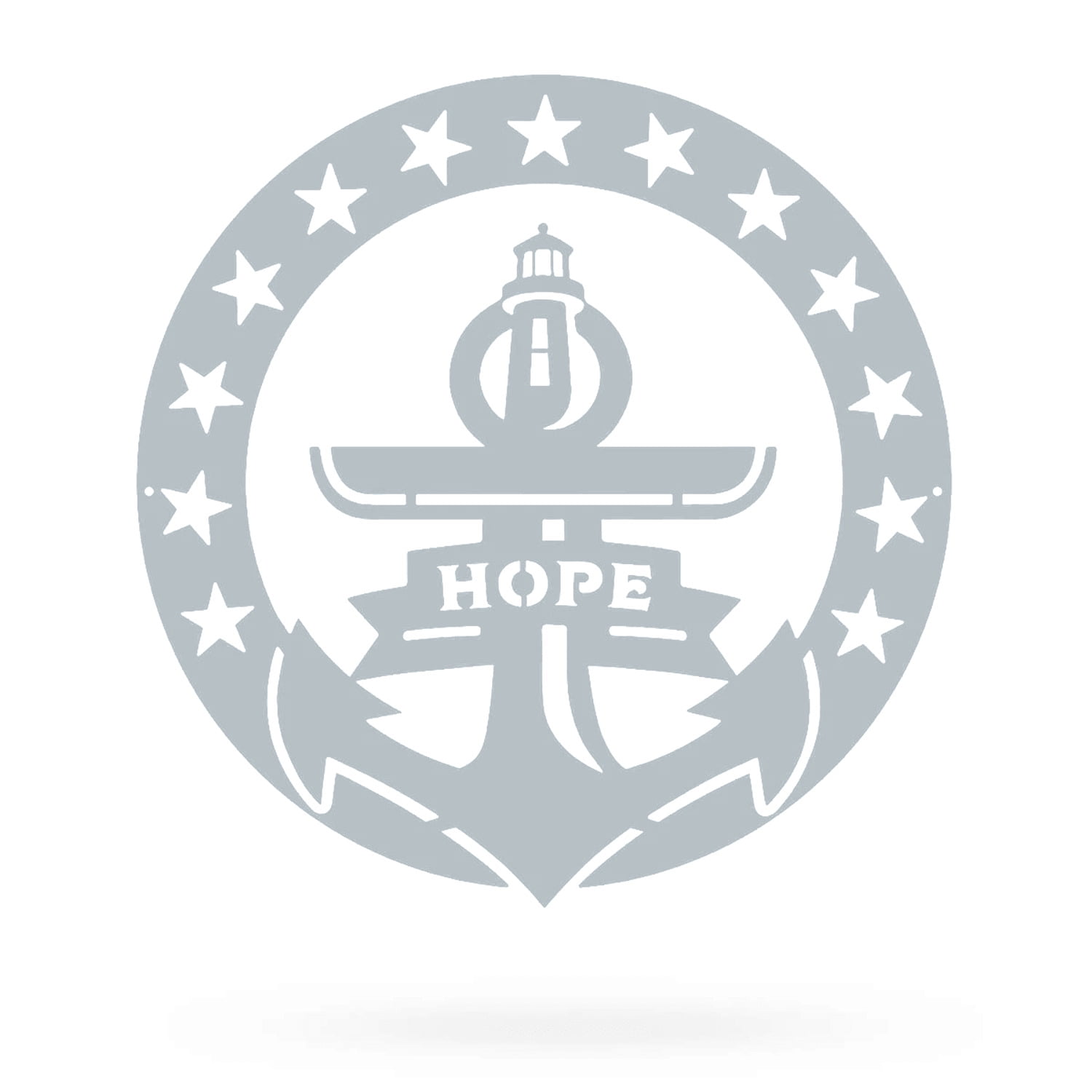 RealSteel: Rhode Island "Hope" Wall Décor – Steel Anchor Design with ...