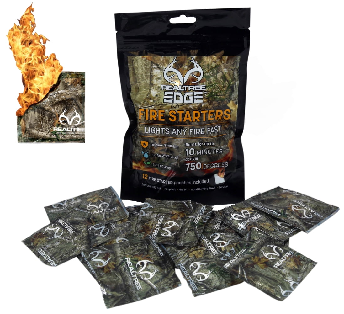 RealTree Edge Quick Flint Fire Starter, WaterProof, Weatherproof, 12 ...
