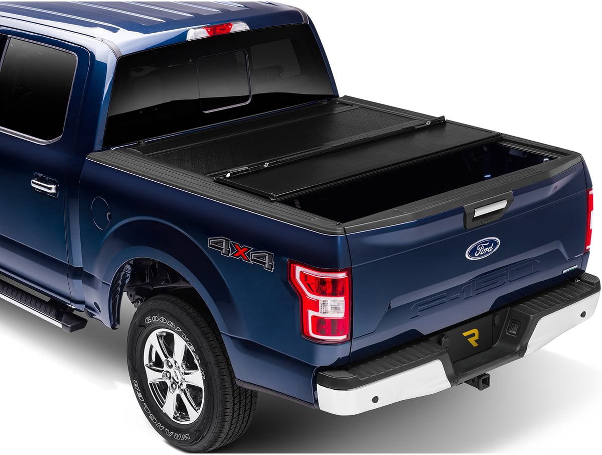 RealTruck BAKFlip Fibermax Hard Folding Tonneau Cover Fits 2019-2025 ...