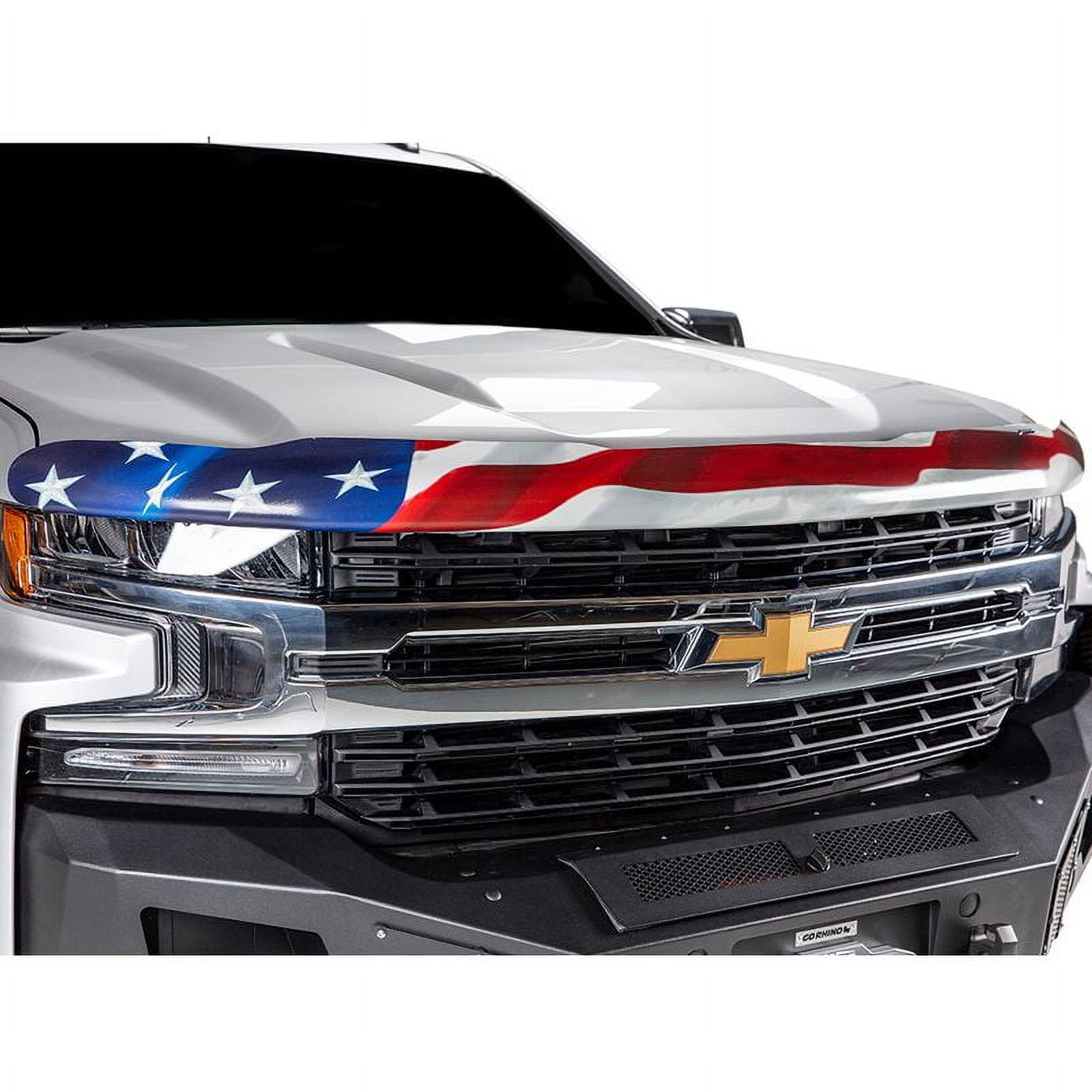 RealTruck Stampede American Flag Bug Shield Compatible with 2016-2024 ...