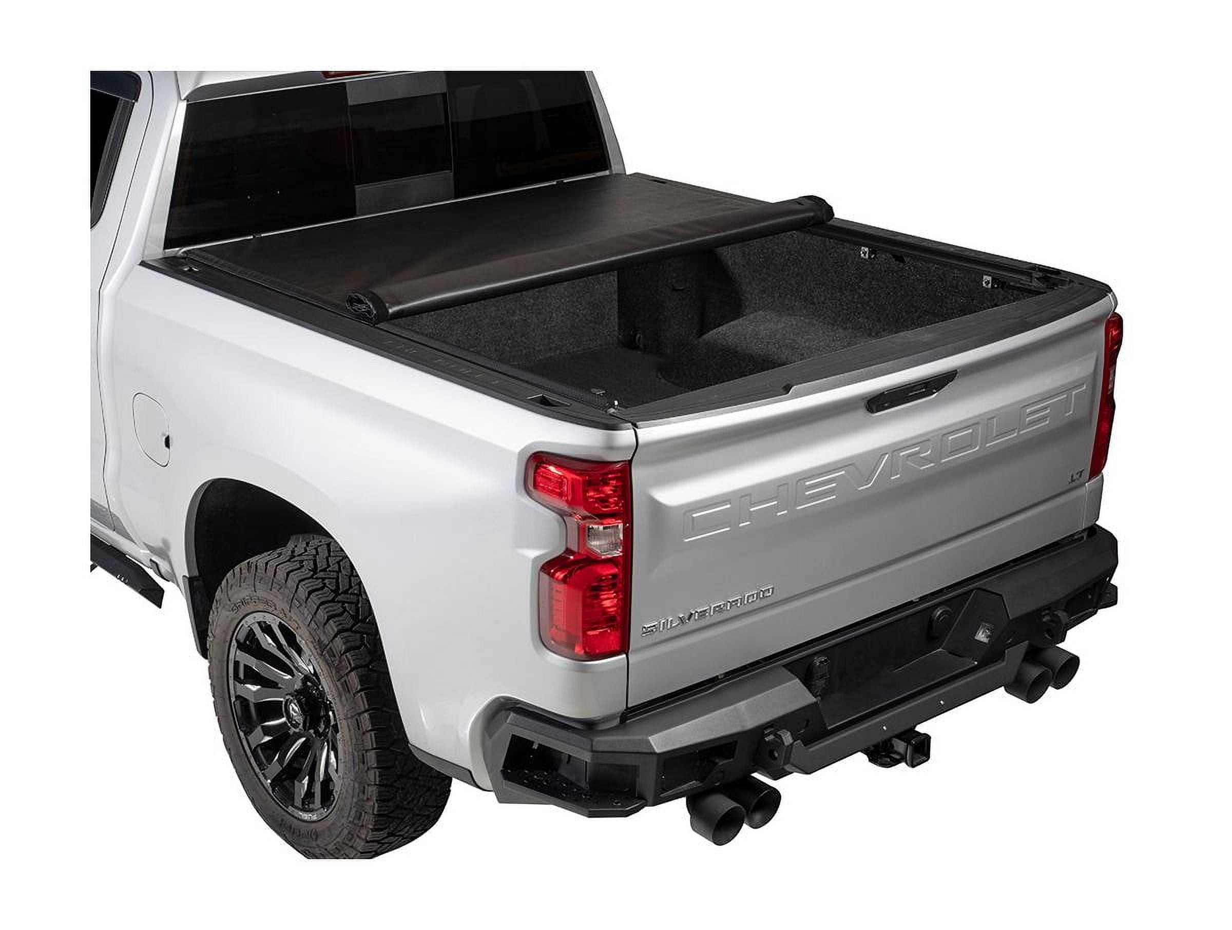 RealTruck Tonno Pro Lo-Roll Soft Roll Up Tonneau Cover Fits 2007-2021 ...