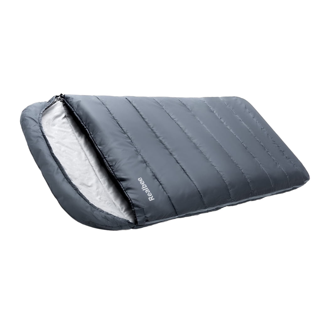 Realbee Sleeping bags for camping, Flannel Sleeping Bag for Adults Mens ...