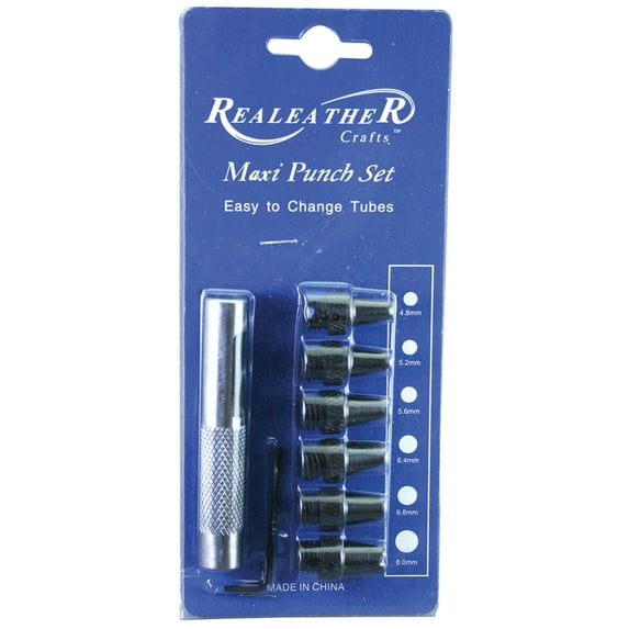 Realeather Leather Punch Set, Maxi - Walmart.com