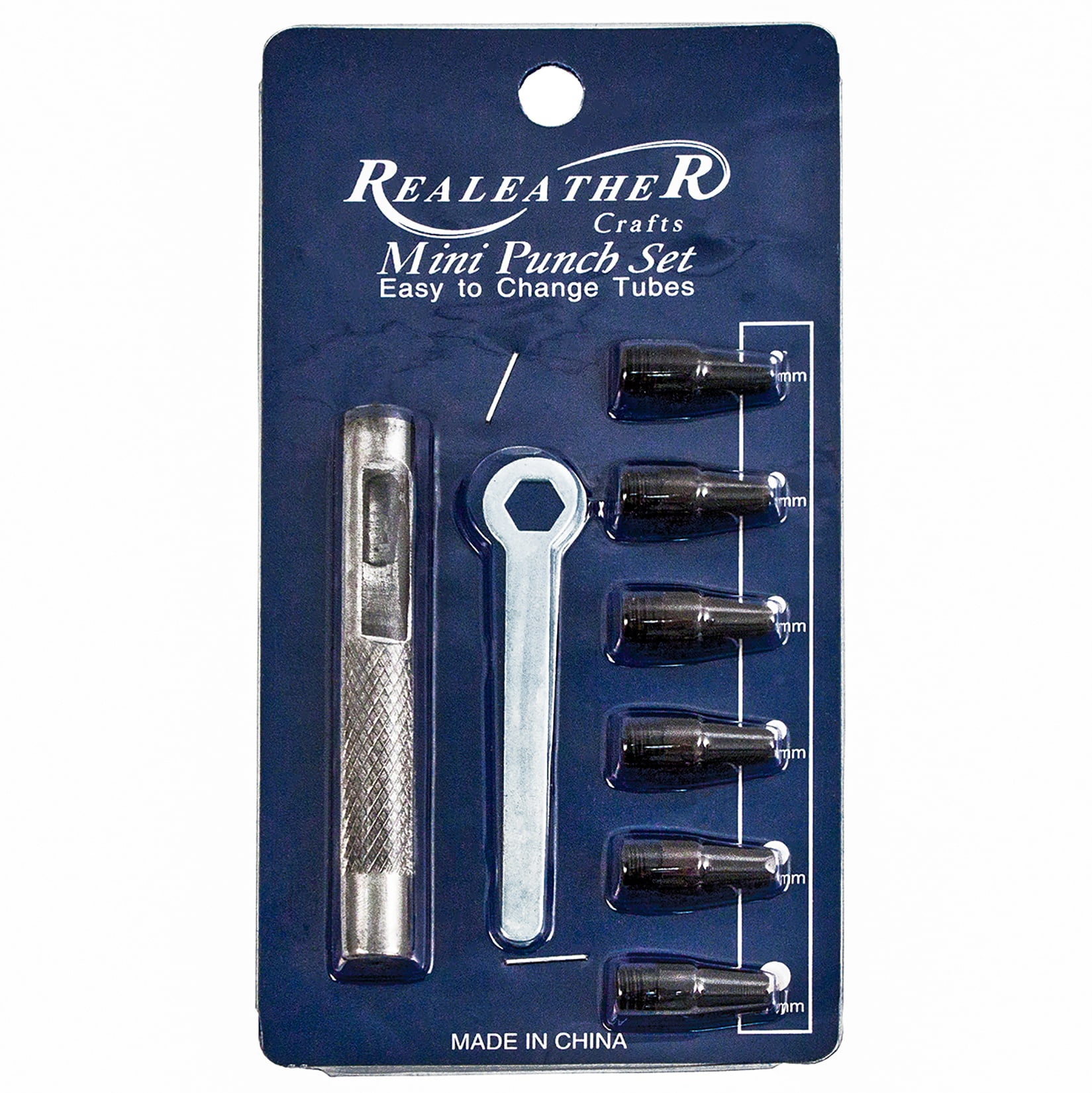 Realeather Crafts Mini Punch Set: 8 pieces - Walmart.com