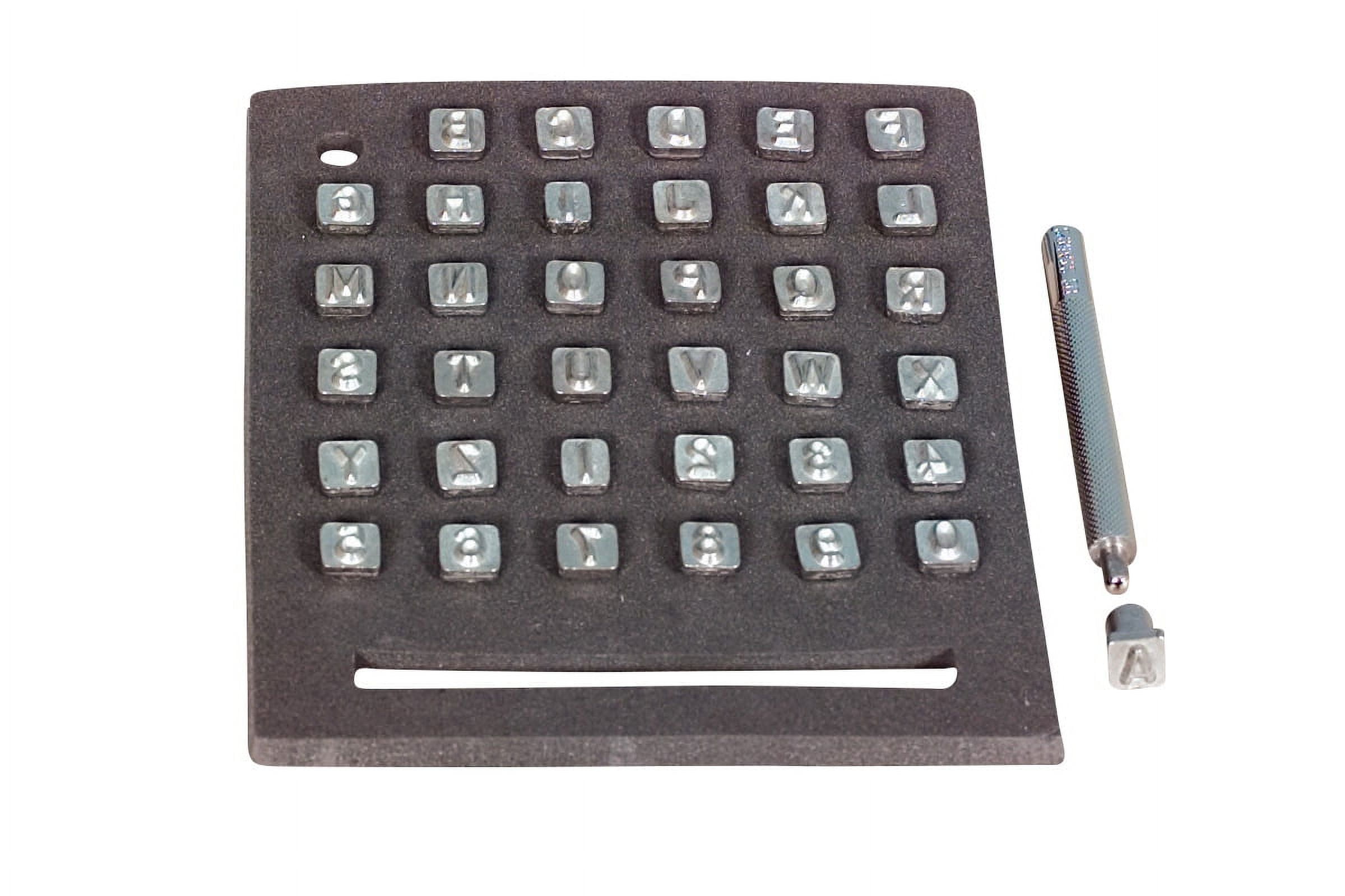 Realeather Leather Stamp Set, Alphabet & Numbers - Walmart.com