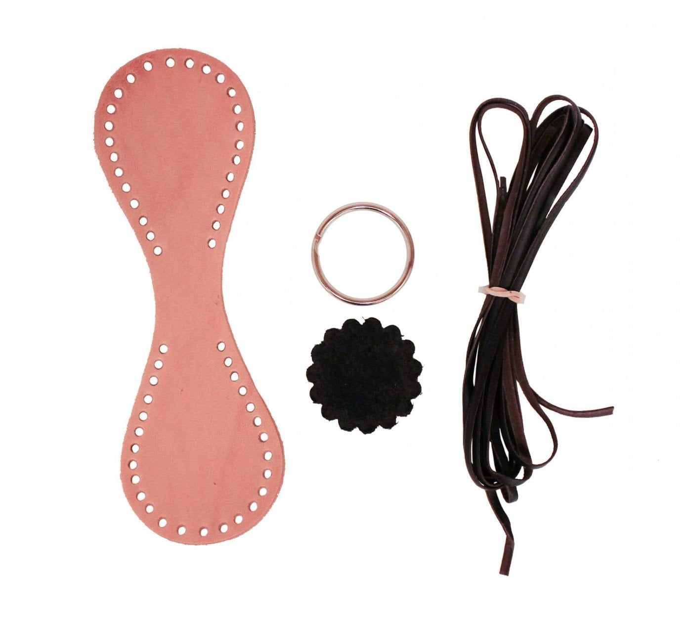 Realeather - Leathercraft Key Fob Kit - Laced Leather Key Fob Kit ...