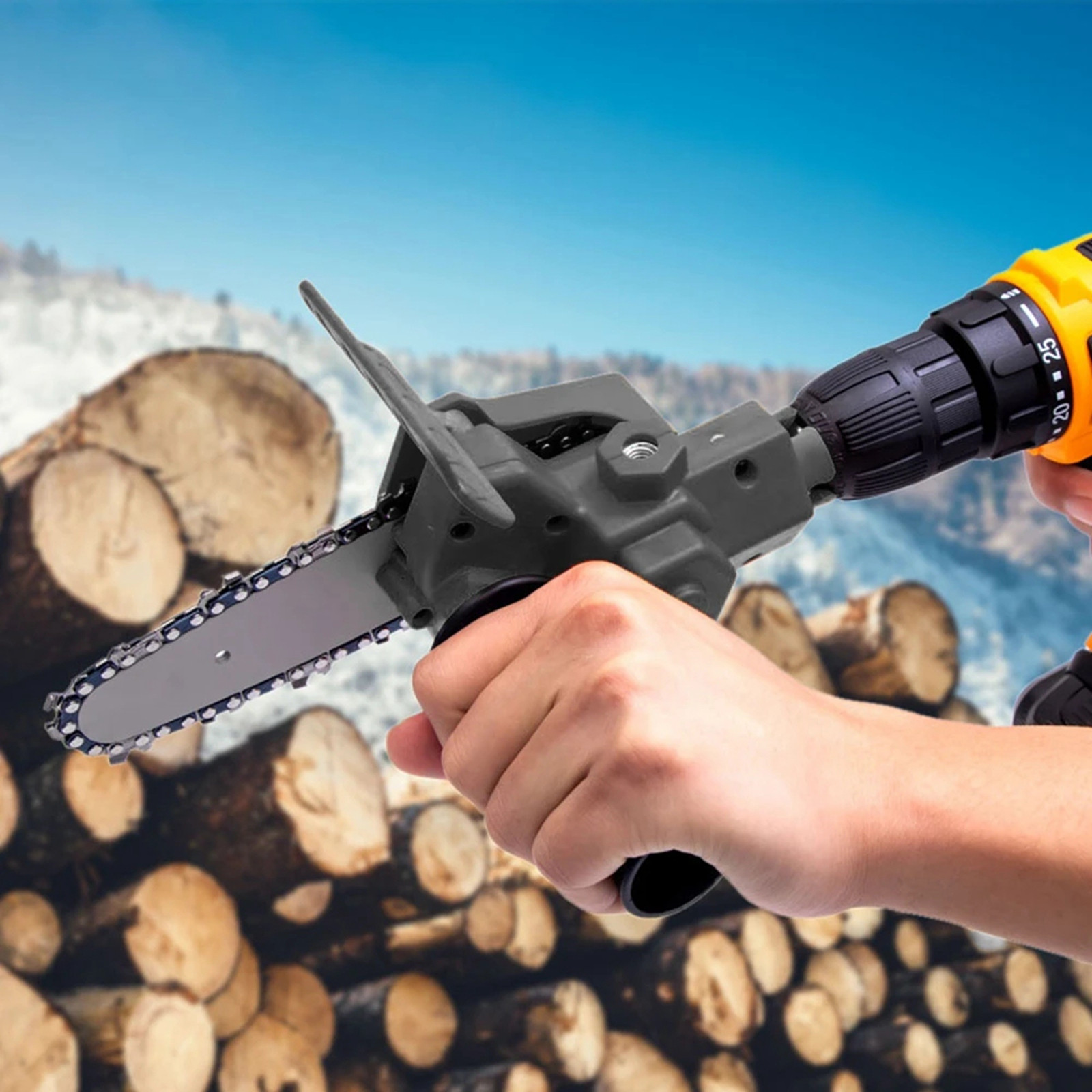 Realhomelove Electric Drill to Saw Adapter, Conversion Head Electric ...