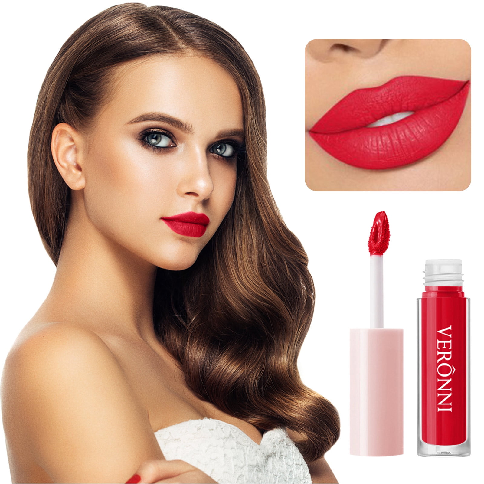 Realhomelove Matte Lip Mud Velvet Lipstick Soft Waterproof Long Lasting ...