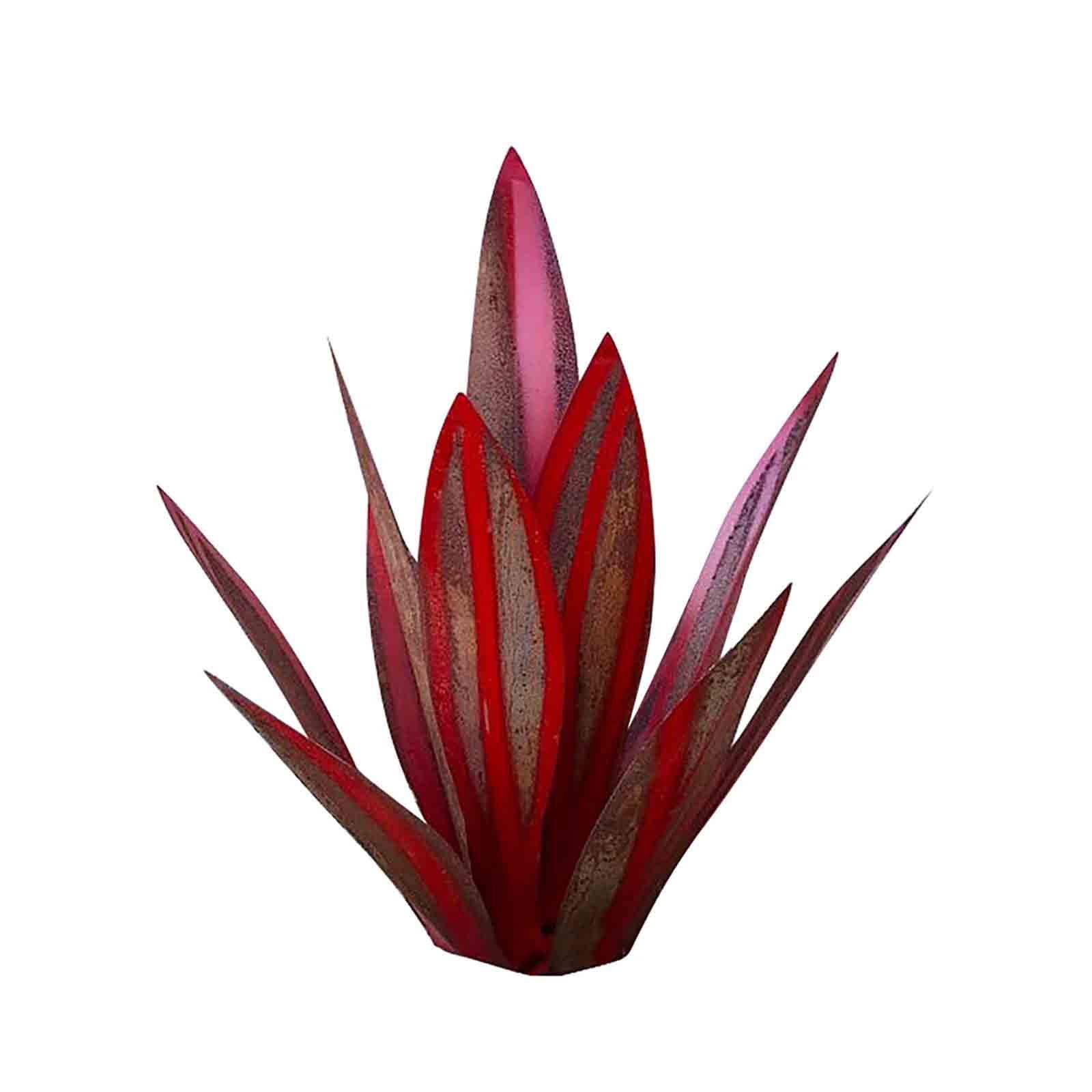 Realhomelove Metal Agave Yard Art, Tequila Rustic Garden Sculpture ...