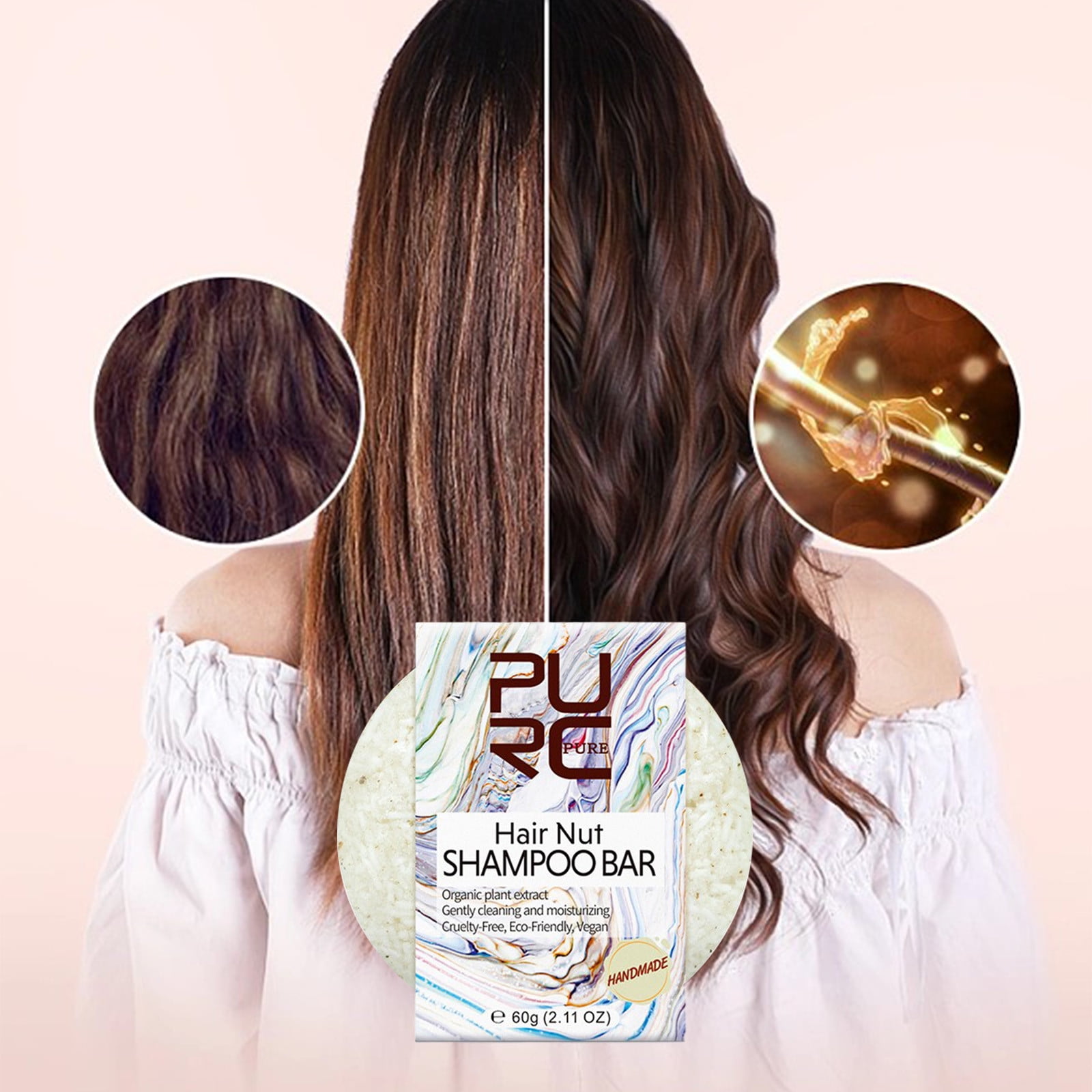 Realhomelove Shampooable Soap，Natural Solid Shampoo Soap Bars for Women ...