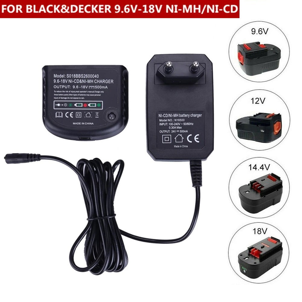 Reali Battery Charger For Black & Decker 9.6V-18V NiCd NiMh HPB18 HPB18 ...